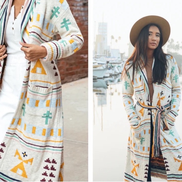 Faherty | Sweaters | Faherty B Yellowtail Paloma Duster Cardigan Size ...